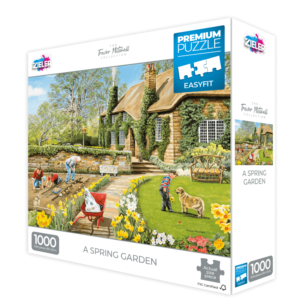 A Spring Garden Jigsaw Puzzle | 1000 Pieces | By Zieler | Zieler